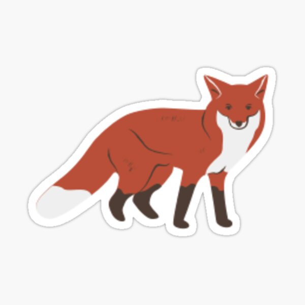 "CUTE ZORRO " Sticker for Sale by HaytemShop | Redbubble