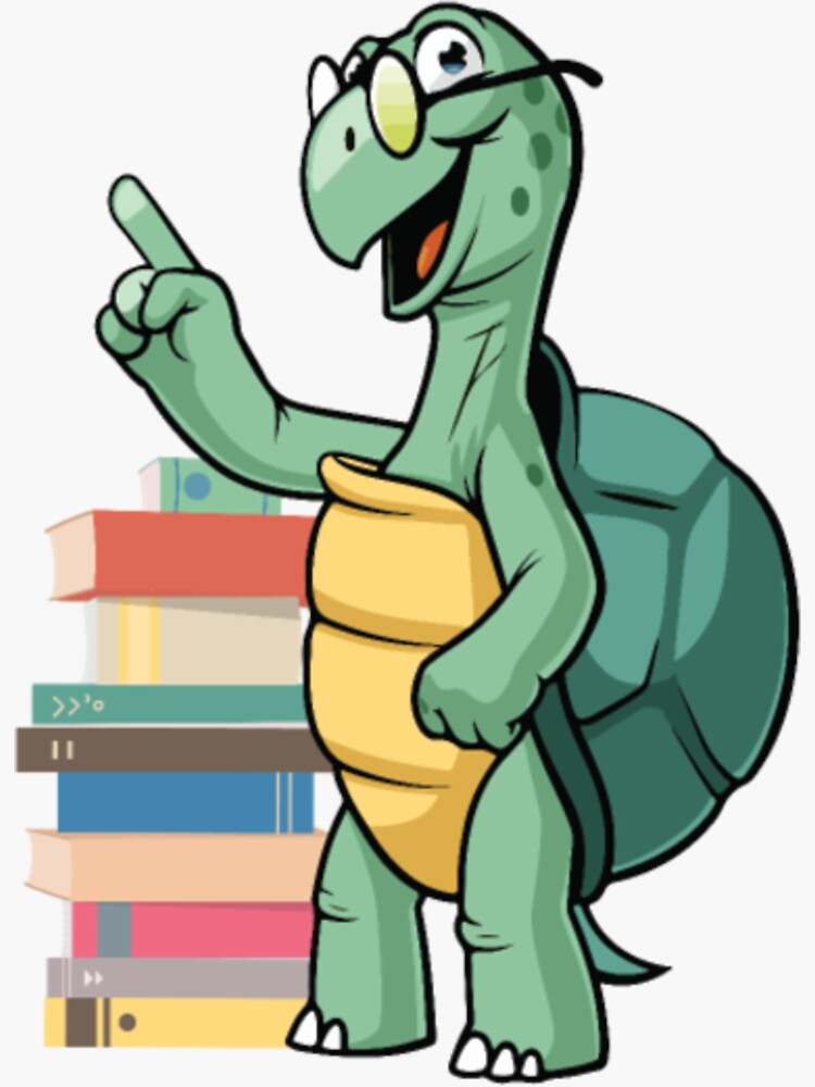 "nerd turtle" Sticker for Sale by EtnoVyshyvanka | Redbubble