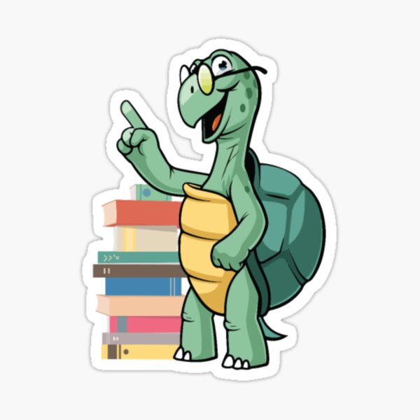 "nerd turtle" Sticker for Sale by EtnoVyshyvanka | Redbubble
