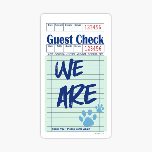 "WE ARE " Sticker for Sale by muybonita | Redbubble