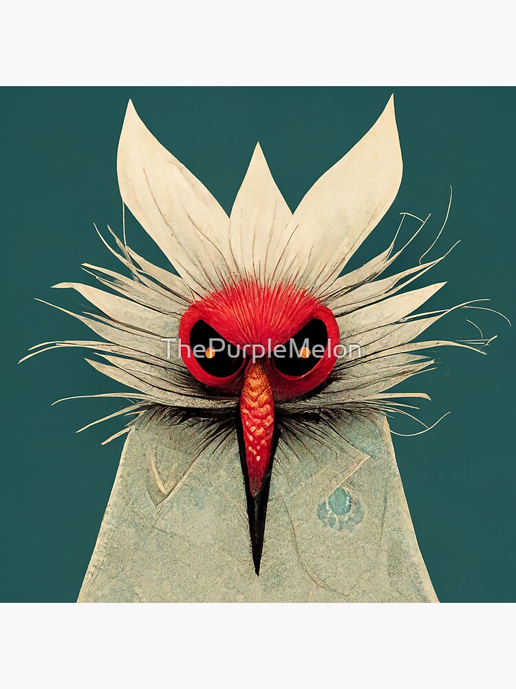 "Dr Seuss inspired evil bird design" Poster for Sale by ThePurpleMelon ...