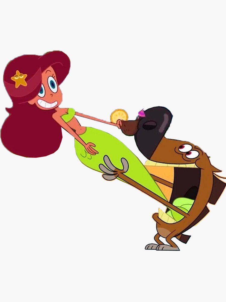 "zig and sharko games " Sticker for Sale by SkylaPaceArt | Redbubble