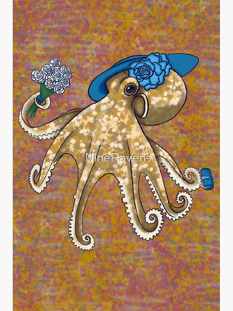 "Church Lady/Ascot Races Octopus" Sticker for Sale by NineRavens ...