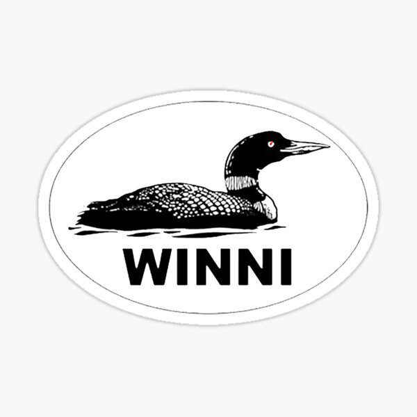 "Lake Winnipesaukee Loon" Sticker for Sale by StephenBeth | Redbubble
