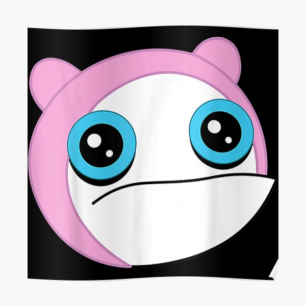 "Large Meap Face" Poster for Sale by KarElizabeth | Redbubble