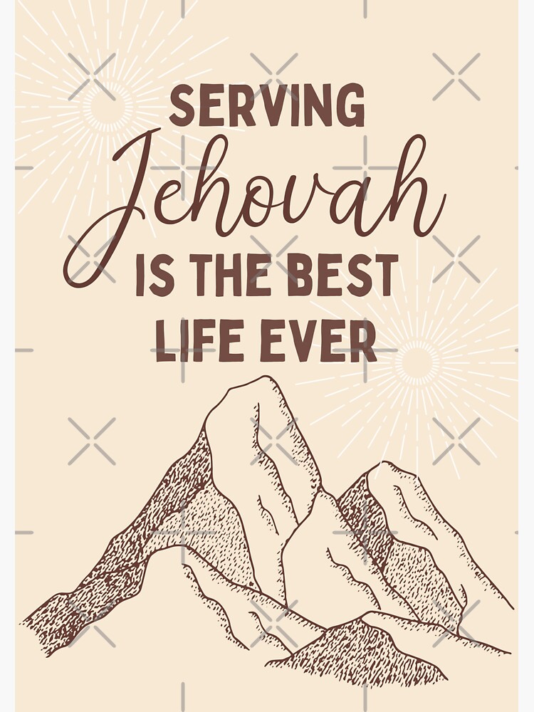 "The Best Life Ever JW" Sticker for Sale by allalily | Redbubble