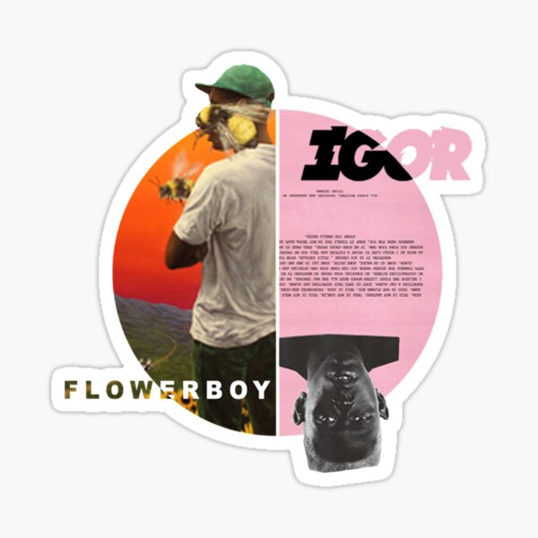"Igor x flower boy " Sticker for Sale by YashitaFawzi | Redbubble
