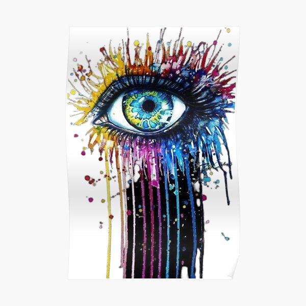 "Eye color art " Poster for Sale by MSsolanki | Redbubble