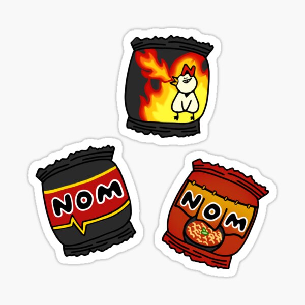 "Ramen Variety Pack" Sticker for Sale by koodoodles | Redbubble