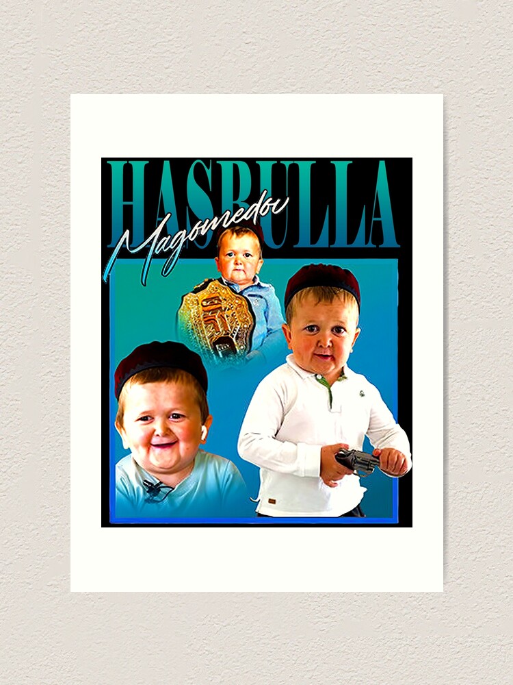 "Hasbulla-Magomedov-Homage" Art Print for Sale by SumMeyer | Redbubble