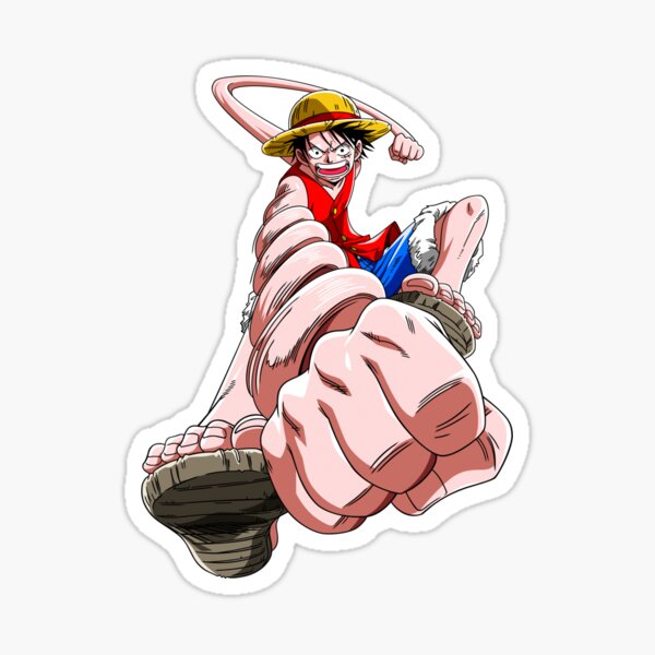 "Luffy One Piece" Sticker for Sale by Furqont | Redbubble