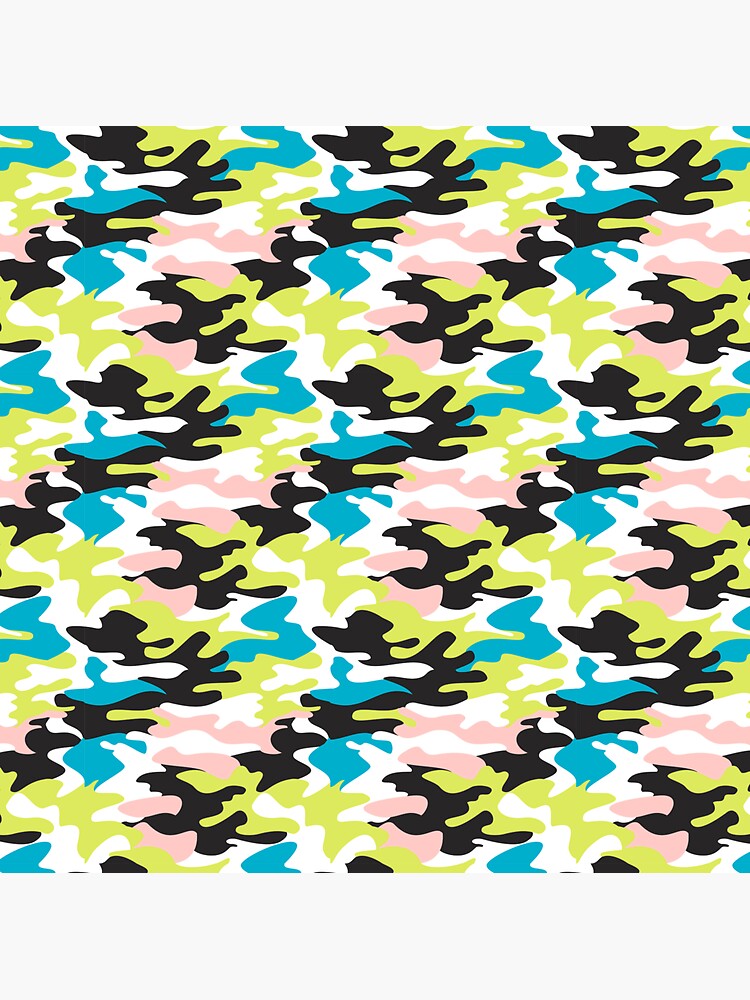 "Multi colour camo patterns" Sticker for Sale by Awodhika | Redbubble