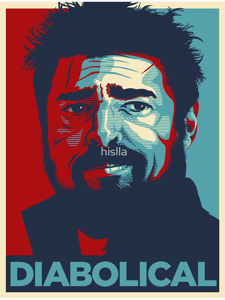 "DIABOLICAL" Sticker for Sale by hislla | Redbubble