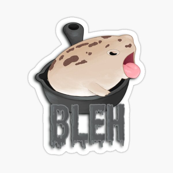 "Disgusted frog" Sticker for Sale by kkummiho | Redbubble