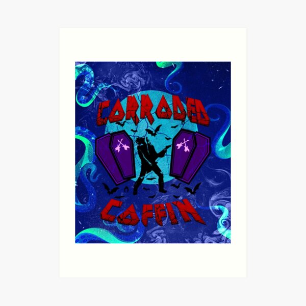 "Corroded Coffin in the Upside Down - Eddie Munson Hellfire Club" Art ...