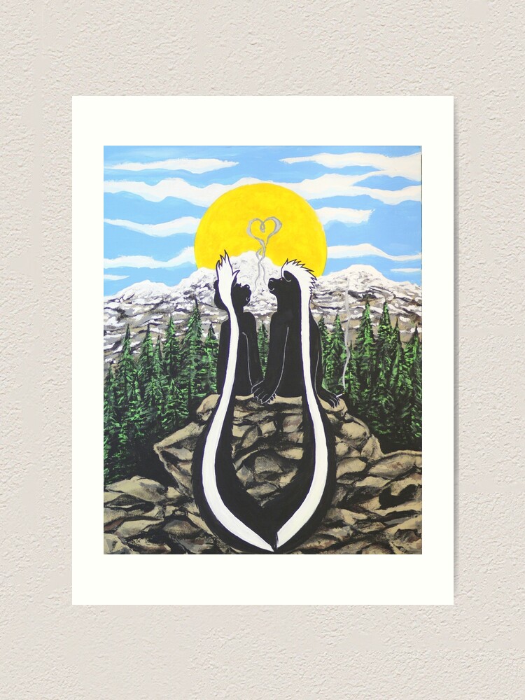 "skunk smoke weed" Art Print for Sale by CipherusLee | Redbubble