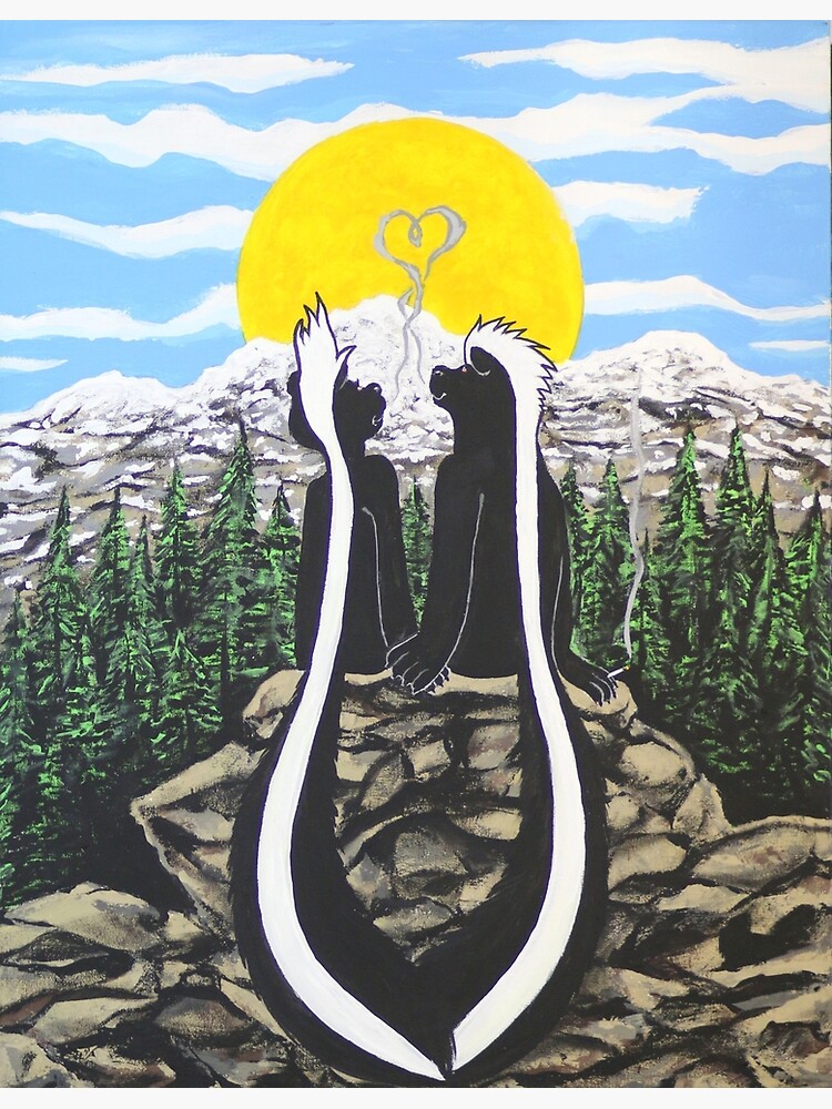 "skunk smoke weed" Art Print for Sale by CipherusLee | Redbubble