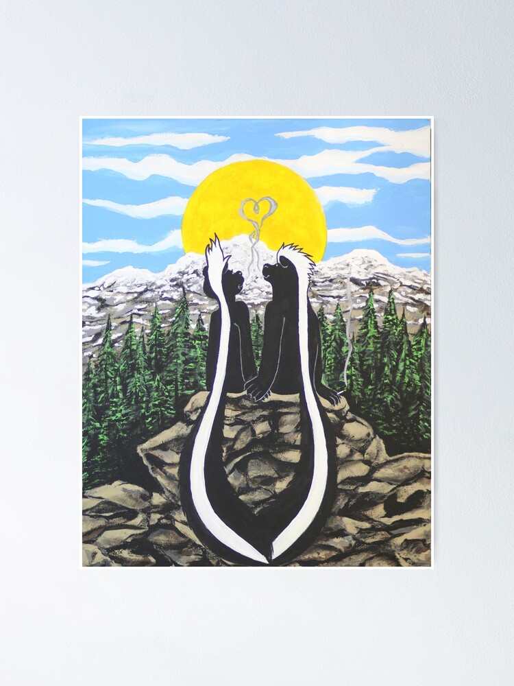 "skunk smoke weed" Poster by CipherusLee | Redbubble