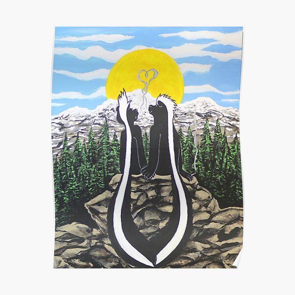 "skunk smoke weed" Poster by CipherusLee | Redbubble
