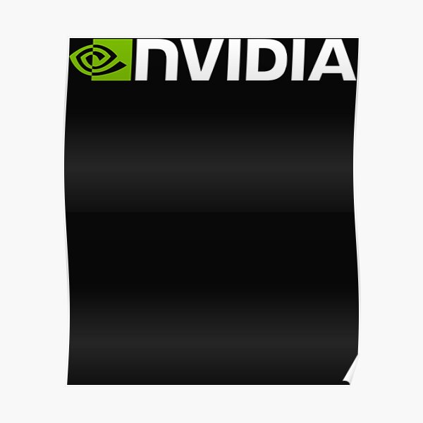 "Nvidia logo Essential " Poster for Sale by CARLSECOLAJR | Redbubble