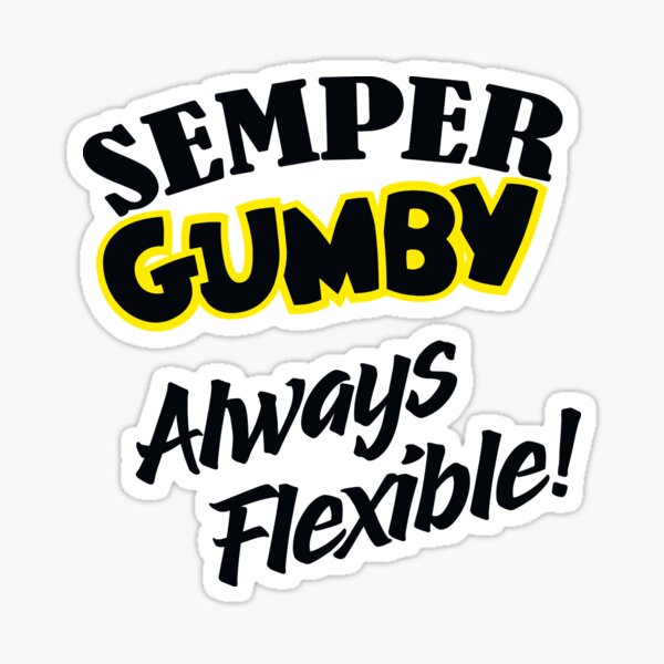 "Semper Gumby Podcast About" Sticker for Sale by cecani | Redbubble