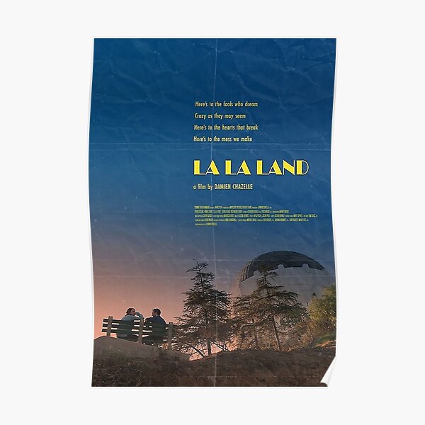 "Lala Land Poster" Poster for Sale by ronaldj-enkins | Redbubble