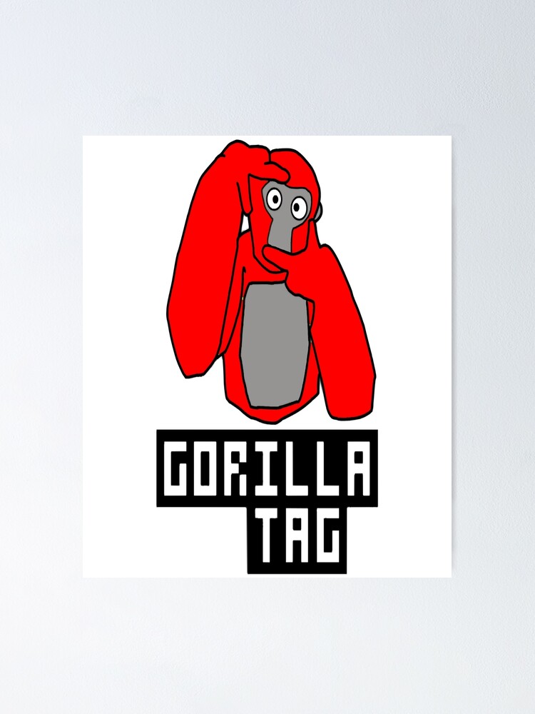 "Gorilla tag logo " Poster for Sale by YourLifeStyler | Redbubble