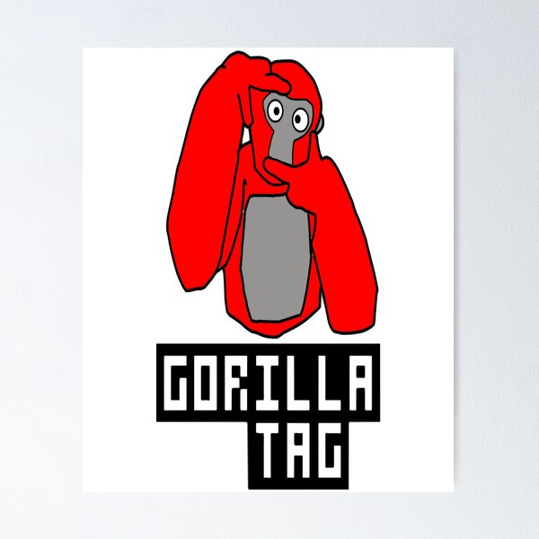 "Gorilla tag logo " Poster for Sale by YourLifeStyler | Redbubble