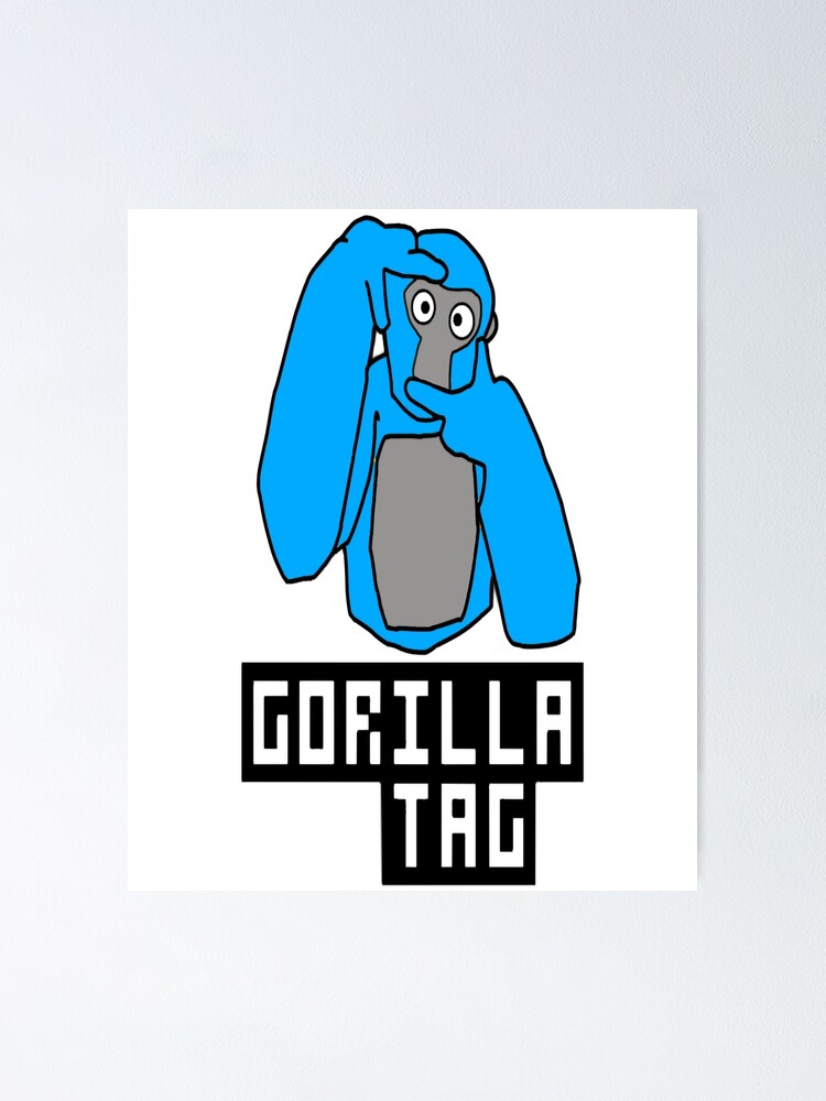 "Gorilla tag logo " Poster for Sale by YourLifeStyler | Redbubble