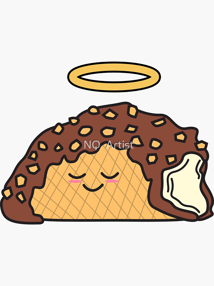 "Goodbye Choco Taco " Sticker for Sale by Animal-cute | Redbubble