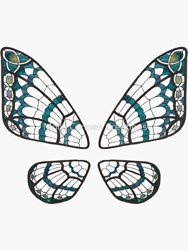 "Butterfly wings" Sticker for Sale by mollycarmen94 | Redbubble