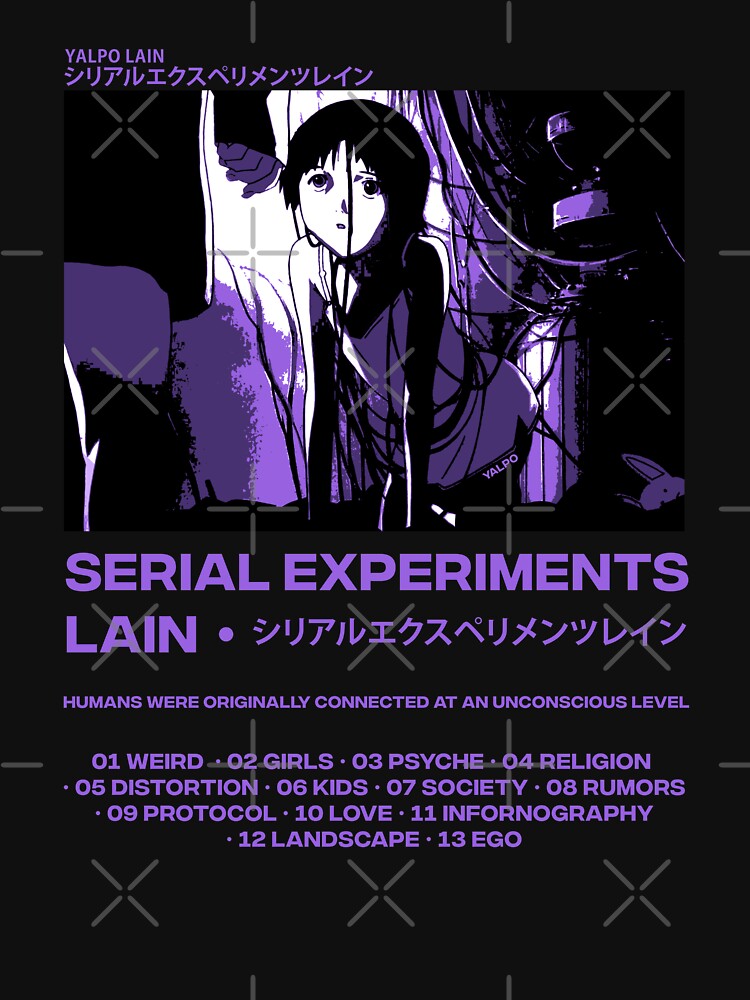 "Serial Experiments Lain Darker" T-shirt for Sale by YALPOShop ...
