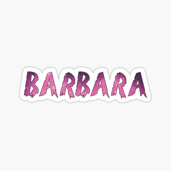"BARBARA Name IV - My name is BARBARA - typography name - Galaxy Vibe ...