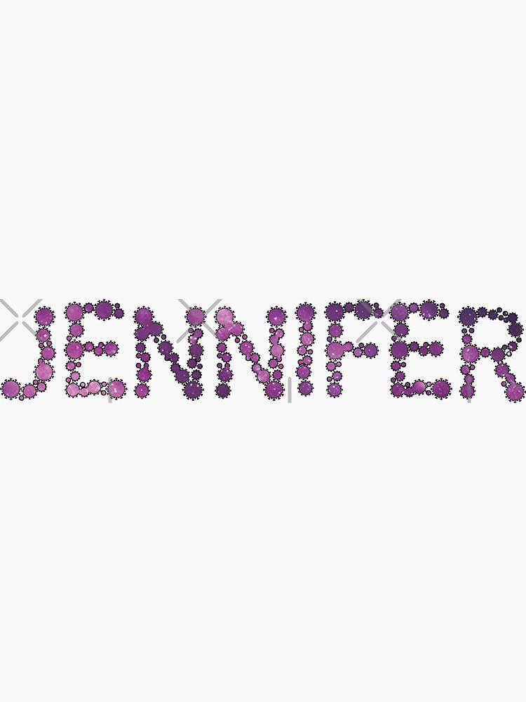 "JENNIFER Name III - My name is JENNIFER - typography name - Galaxy ...