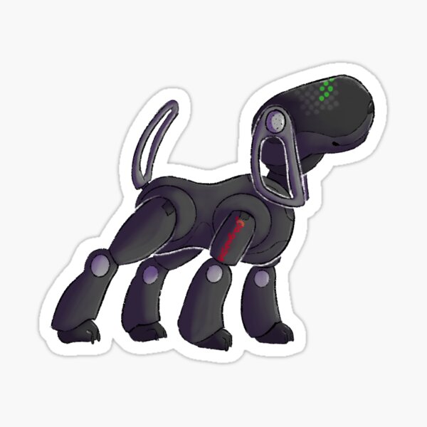 "AIBO - Orpheus" Sticker for Sale by storm-fox-art | Redbubble