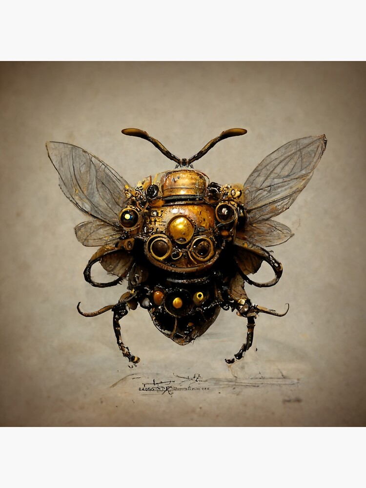 "Steampunk bee 2" Poster for Sale by Scionic | Redbubble
