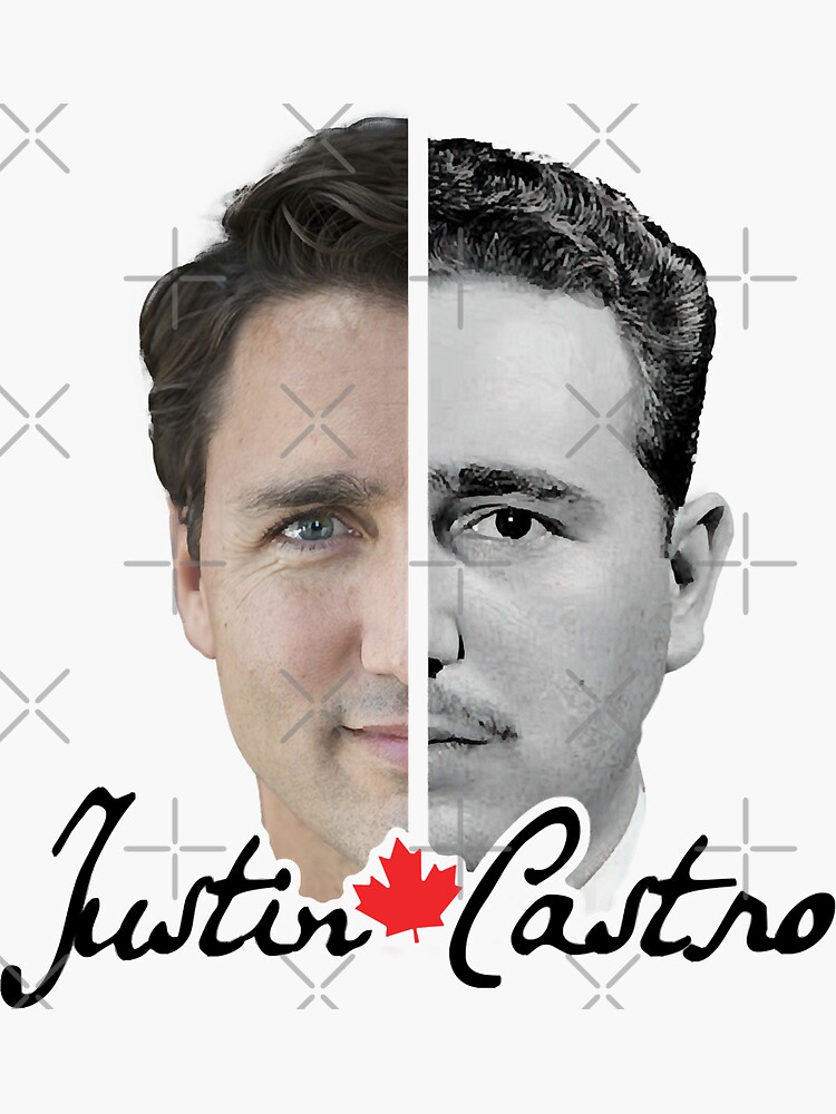 "Lover Gift Prime Justin Minister Trudeau Gift For Birthday" Sticker ...