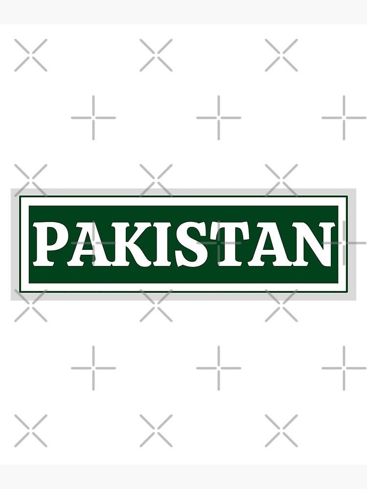 "Pakistan Flag Colours Plate" Poster for Sale by FedSherDesign | Redbubble