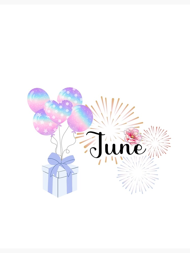 "Happy birthday June" Poster for Sale by BestSj | Redbubble