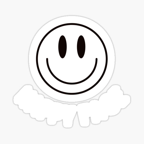 Happy Face Sticker For Sale By Fidahussain5 Redbubble