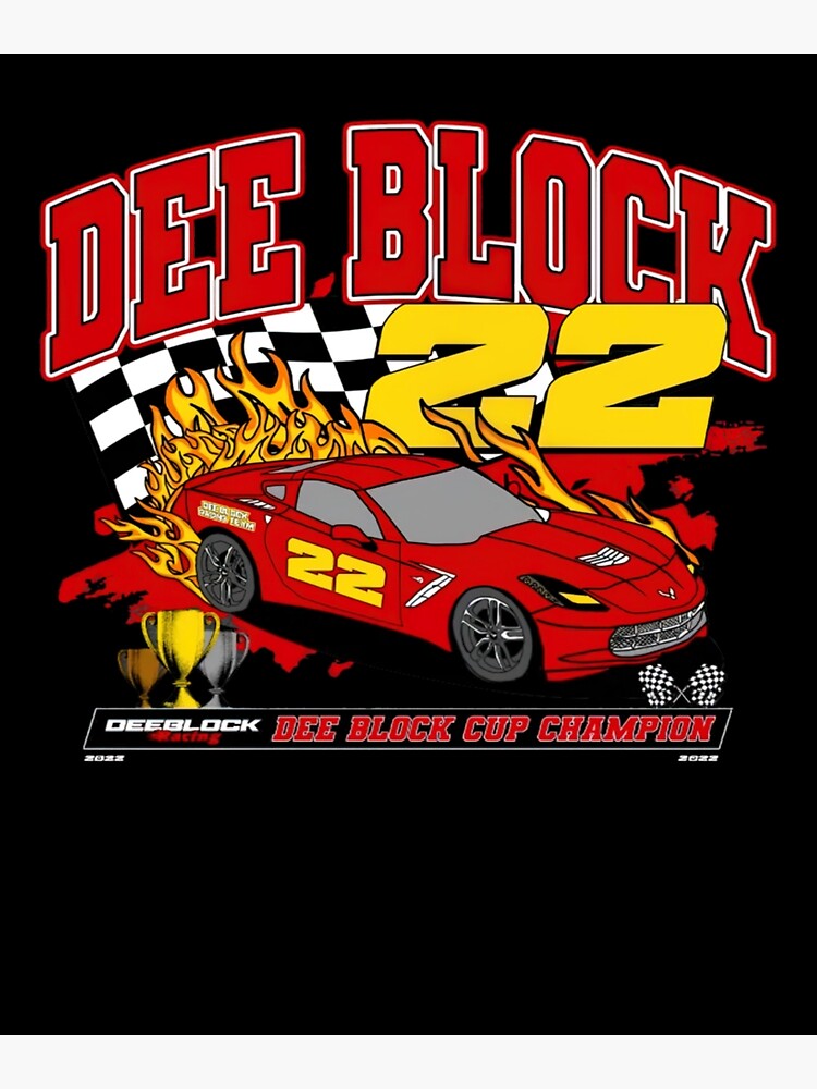 Póster «Duke Dennis Merch Duke Dennis Dee Block Race Car camiseta con ...