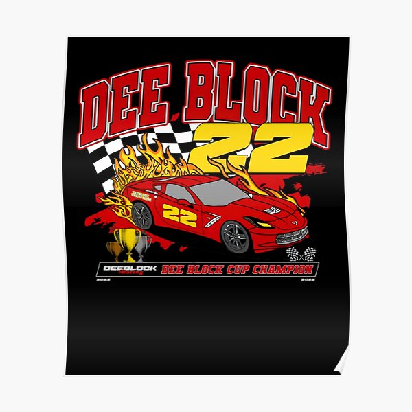 Póster «Duke Dennis Merch Duke Dennis Dee Block Race Car camiseta con ...