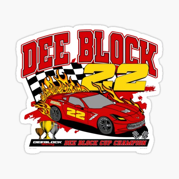 Pegatina «Duke Dennis Merch Duke Dennis Dee Block Race Car camiseta con ...