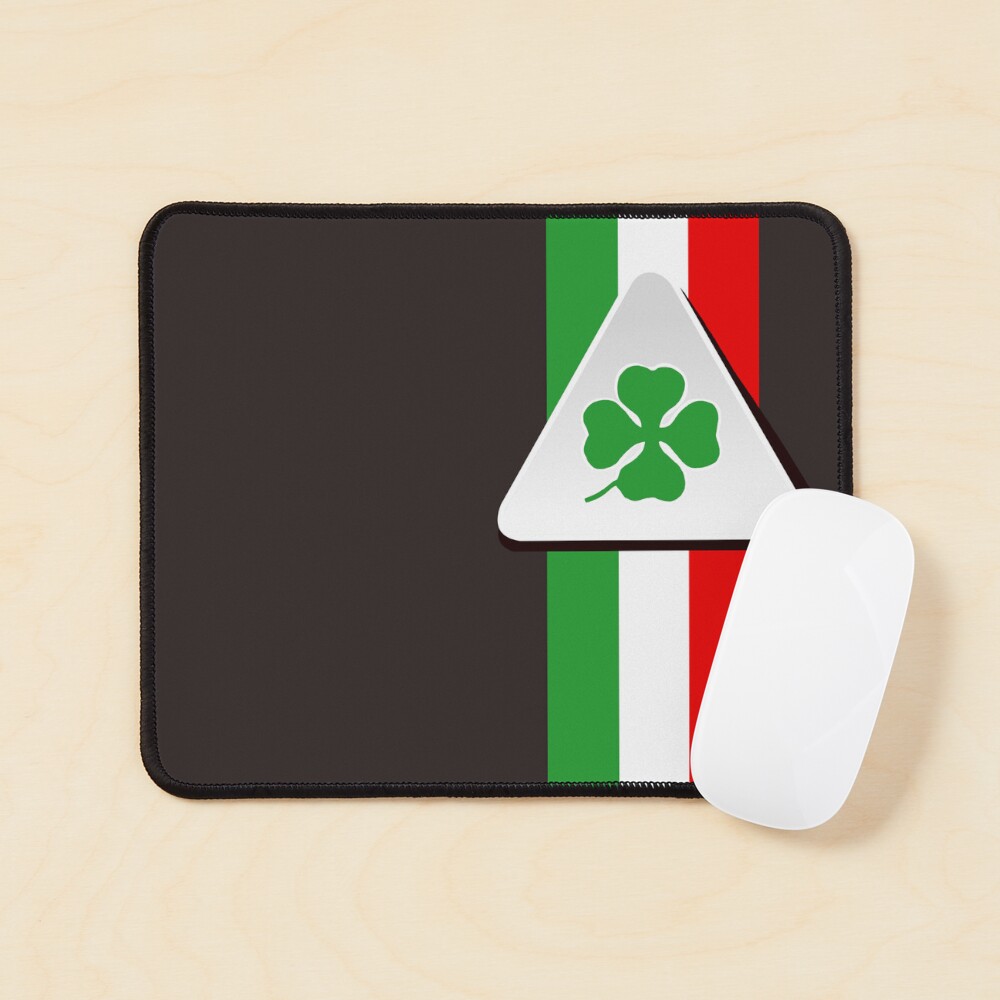"Alfa Romeo 4leaf clover Italian Flag" Sticker for Sale by Aurealis ...