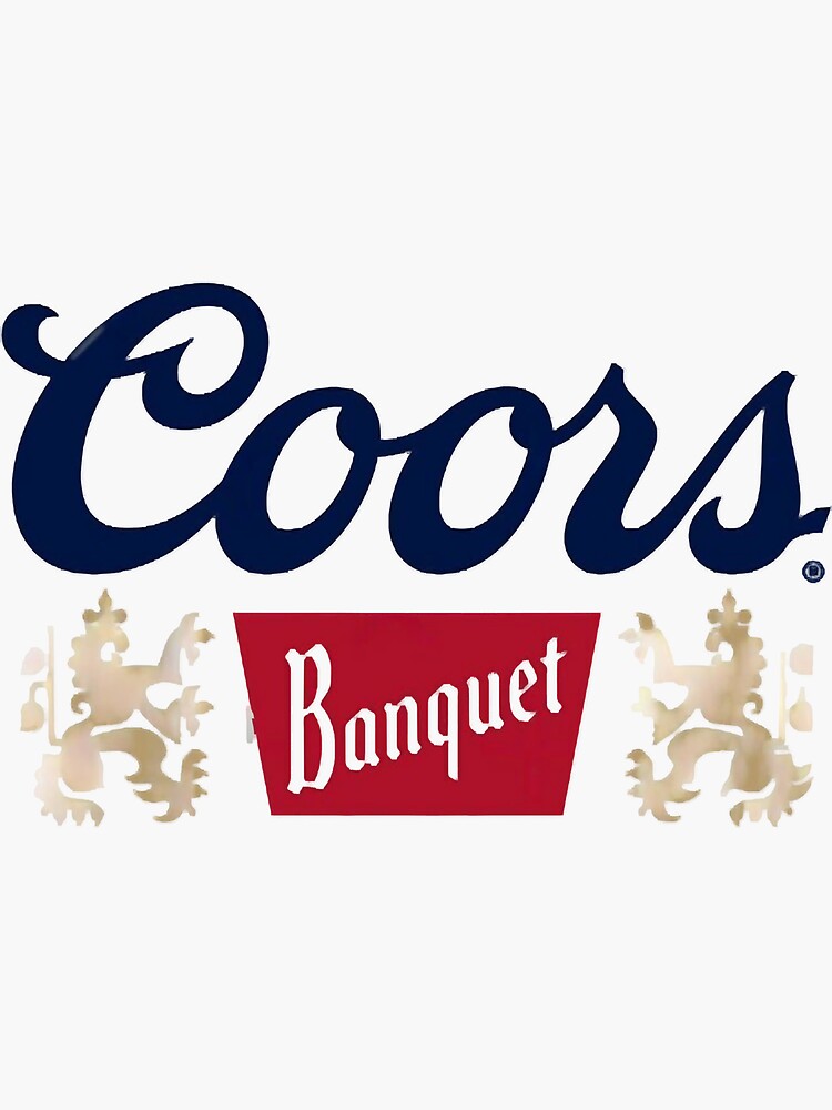 "Coors Banquet Rodeo Logo Distressed" Sticker for Sale by monicalfmahan ...