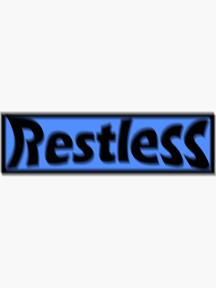 "restless box logo" Sticker for Sale by Codomakesstuff | Redbubble