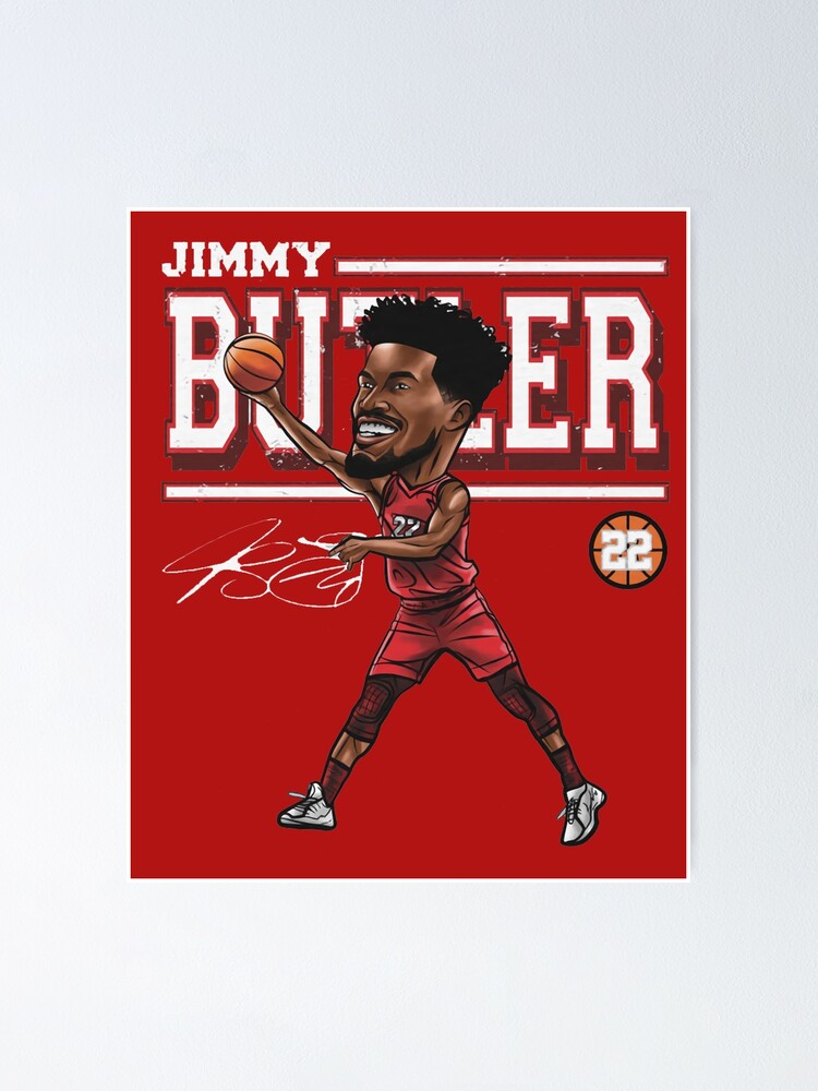 "Jimmy Butler Cartoon" Poster for Sale by richardreesep | Redbubble