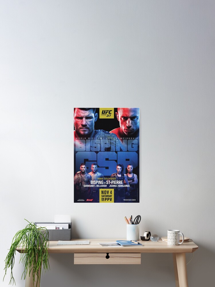 "UFC 217" Poster for Sale by mattcox123 | Redbubble