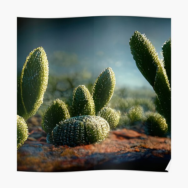 "Cactus Ultra Realistic" Poster for Sale by Siah116 | Redbubble