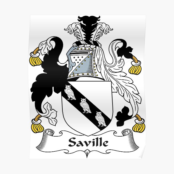 "Saville" Poster for Sale by HaroldHeraldry | Redbubble